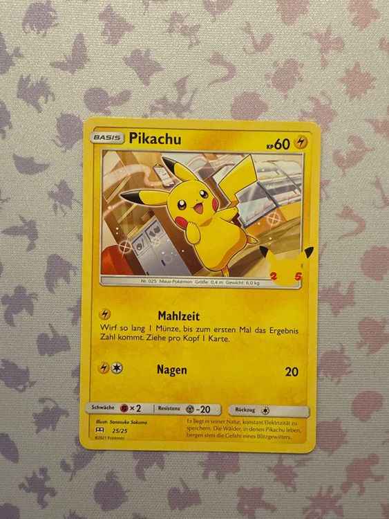 Pikachu 25/25- Pokemon MCD 2021 - 25 Jubiläum (Neu (gemäss Beschreibung ...