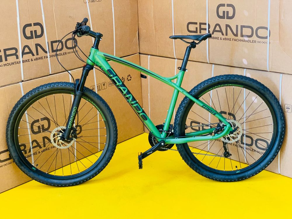 29er Mountainbike 27-Gang Shimano Parts Grün-MATT NEU | Kaufen auf Ricardo