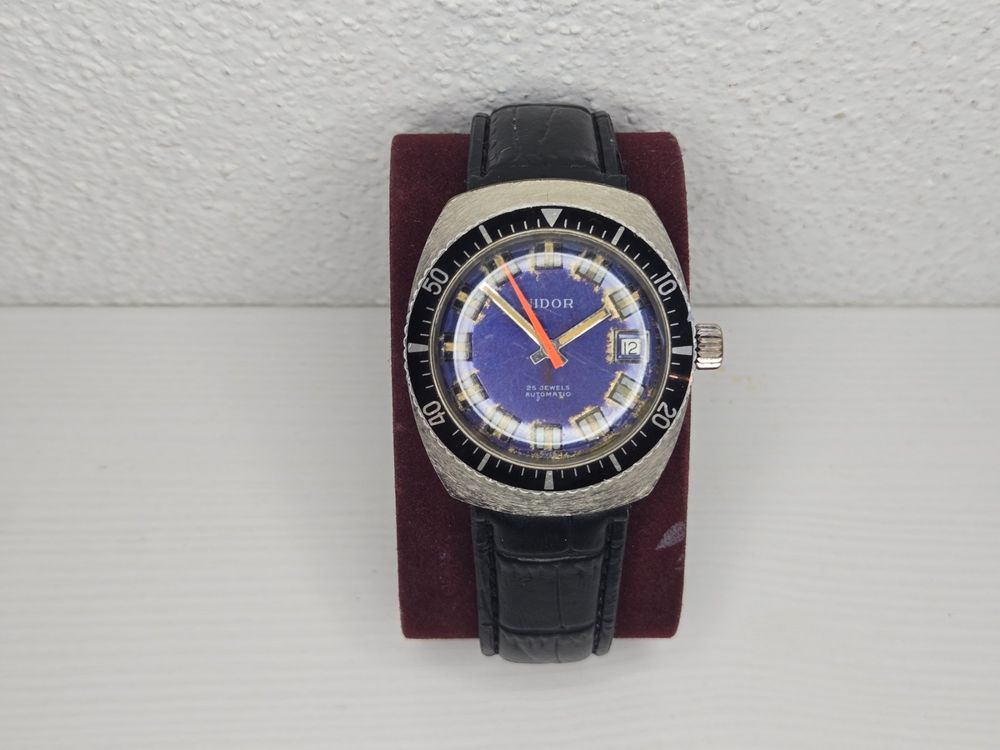 Nidor Herrenuhr Vintage Automatik 25 Jewels Swiss Made 70er (Gebraucht ...