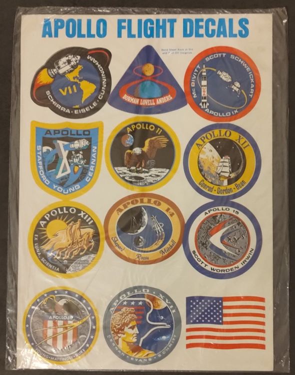 Apollo Flight Decals Stickers | Kaufen auf Ricardo
