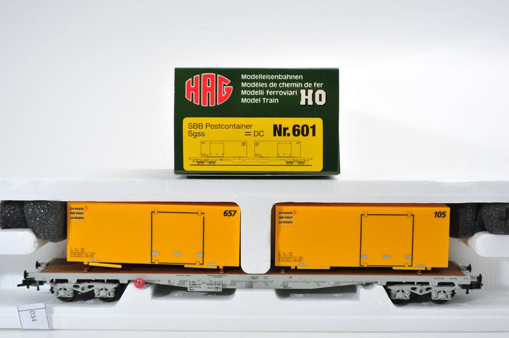 HAG 601 SBB Postcontainer DC OVP (Gebraucht) in langenthal für CHF 32 ...