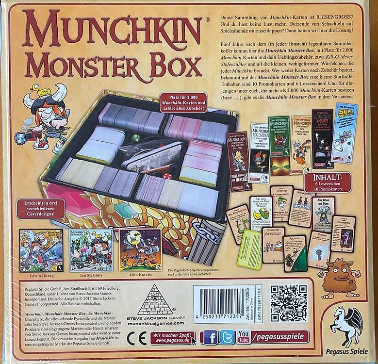 Munchkin Monster Box - OVP (Gebraucht) in Biel/Bienne für CHF 40 – nur ...