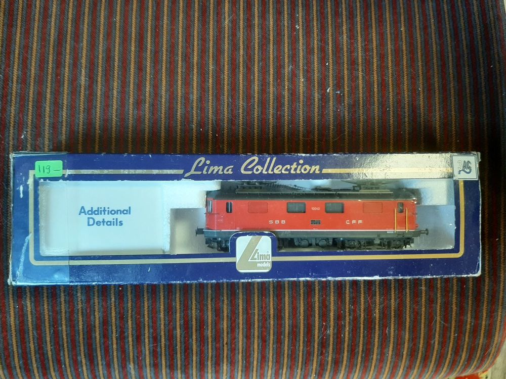 Locomotive Lima COLLECTION CFF Re 4/4 rouge boîte d'origine | Kaufen auf Ricardo