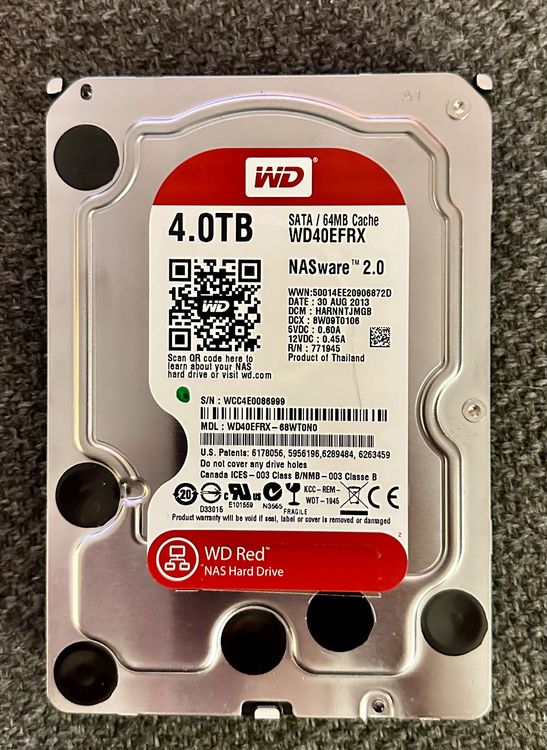 WD RED NAS HD 4TB | Kaufen auf Ricardo