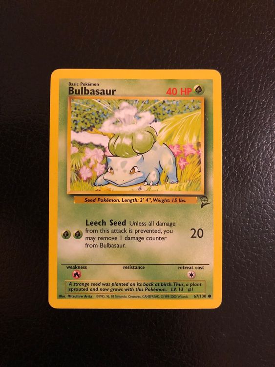 Base Set 2 Bulbasaur 67/130 Ab 1 | Kaufen auf Ricardo