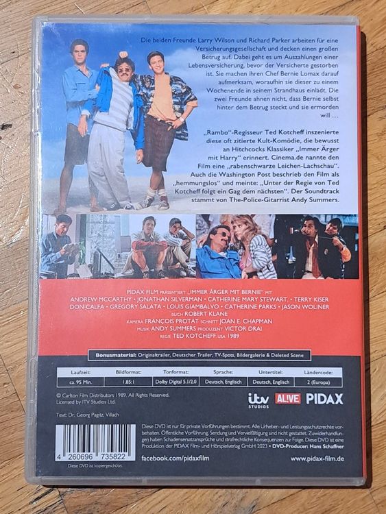 Immer Ärger mit Bernie - DVD (Gebraucht) in Wallisellen für CHF 7.4 – mit Lieferung auf Ricardo ...
