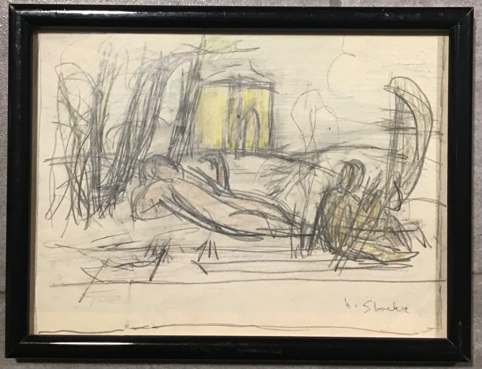 Hans STOCKER (1896-1983) Zeichnung Handsigniert (Gebraucht) in Root für ...