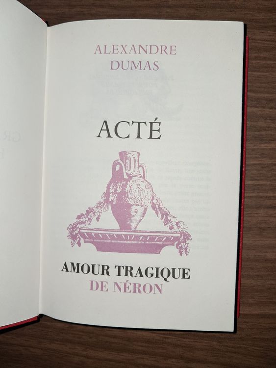 Amour tragique de Néron d'Alexandre dumas (D'occasion) à Le locle pour ...