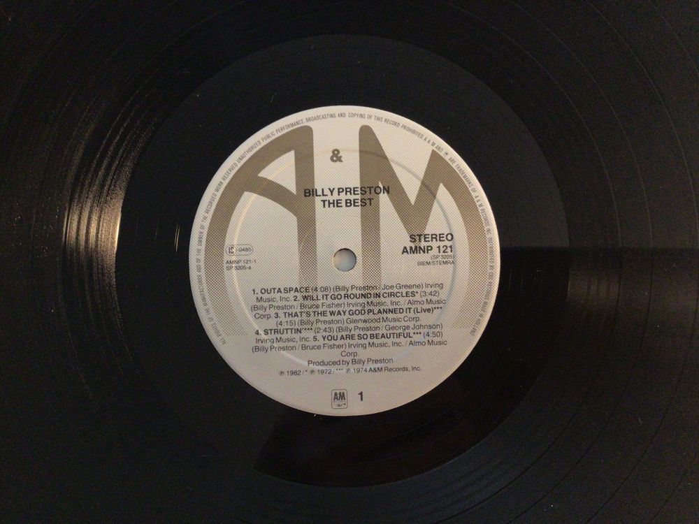 BILLY PRESTON, The Best, LP, 1982 (Gebraucht) in Steinach für CHF 4 – mit Lieferung auf Ricardo ...