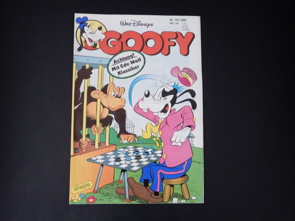 Goofy Disney Comic Nr. 10/1985 mit Ede Wolf | Kaufen auf Ricardo