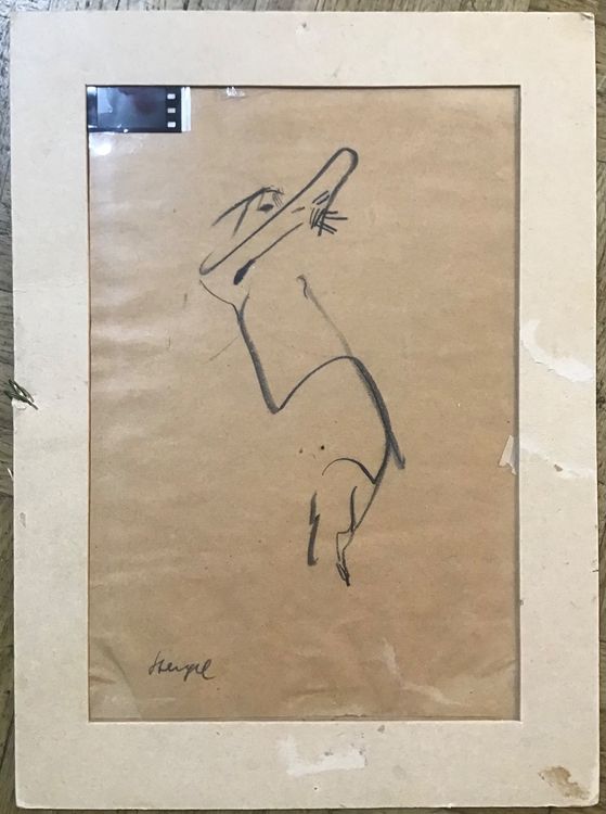 Sehr Interessante Zeichnung Unleserlich Signiert | Kaufen auf Ricardo