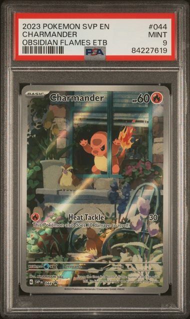 Charmander Obsidian Flames Promo ETB SVP PSA 9 2023 (Gebraucht) in ...