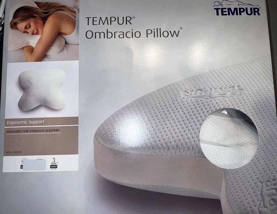 TEMPUR Ergonomisches Kopfkissen Kissen Ombracio 60 x 50 cm (Neu und ...