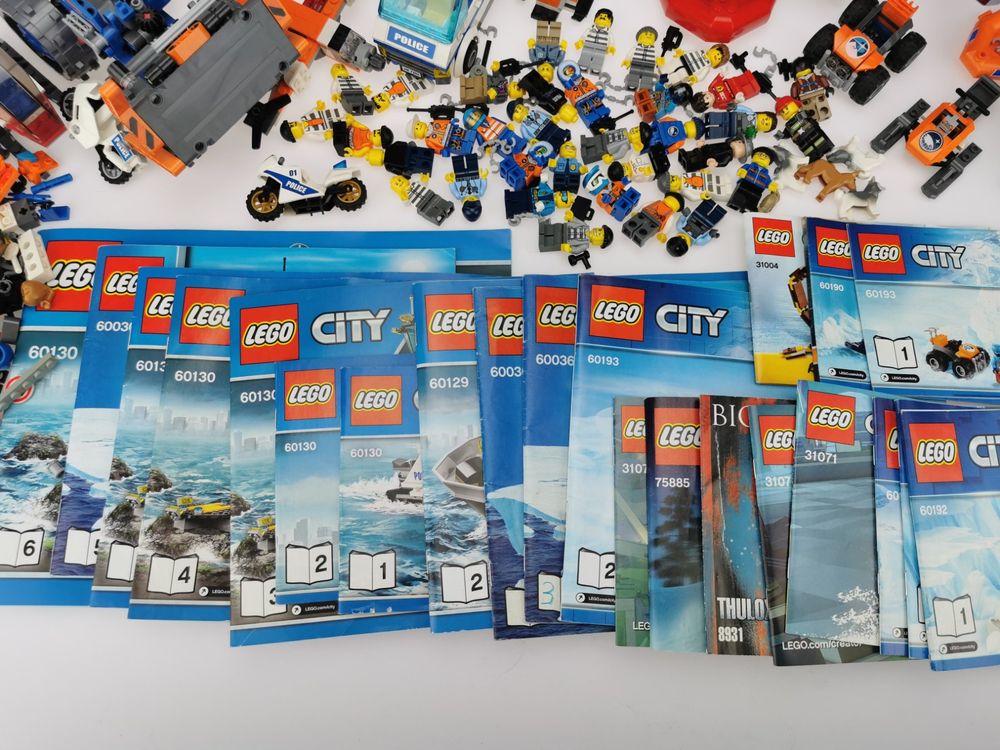 Grosse Lego City Sammlung Feuerwehr, Polizei, Arctic Figuren | Kaufen ...
