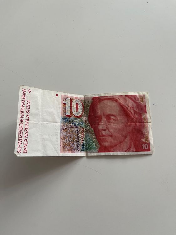 Alte 10 er Note (Gebraucht) in Bern für CHF 11 – mit Lieferung auf Ricardo kaufen