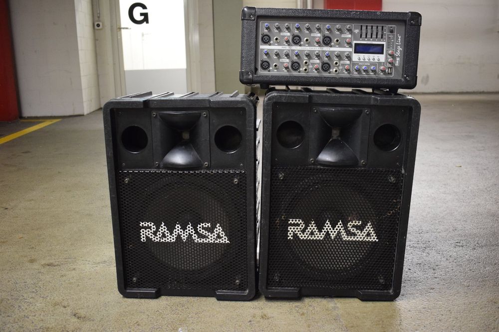 Ramsa Boxen mit img Stage Line PMX-162 (Gebraucht) in Zürich für CHF 230 – nur Abholung auf ...