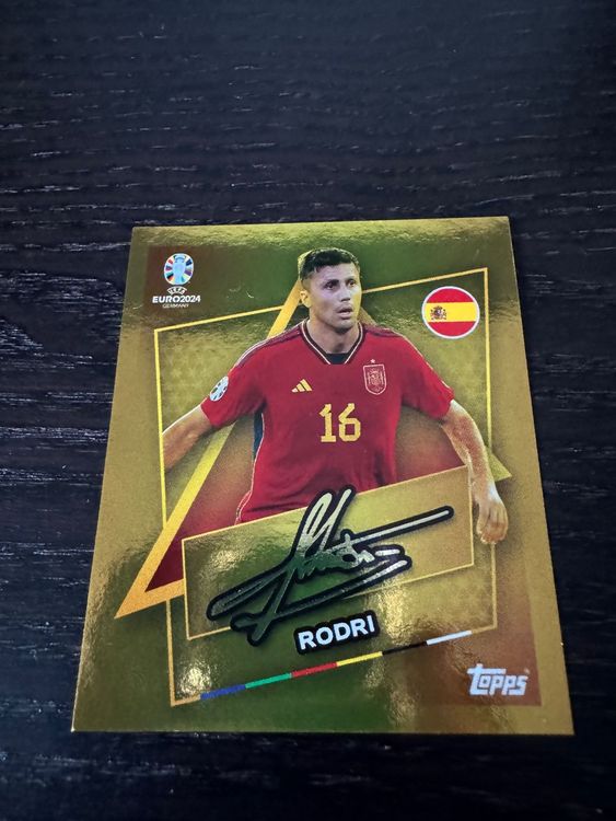 Topps Euro 2024 Rodri ESP SP Gold | Kaufen auf Ricardo