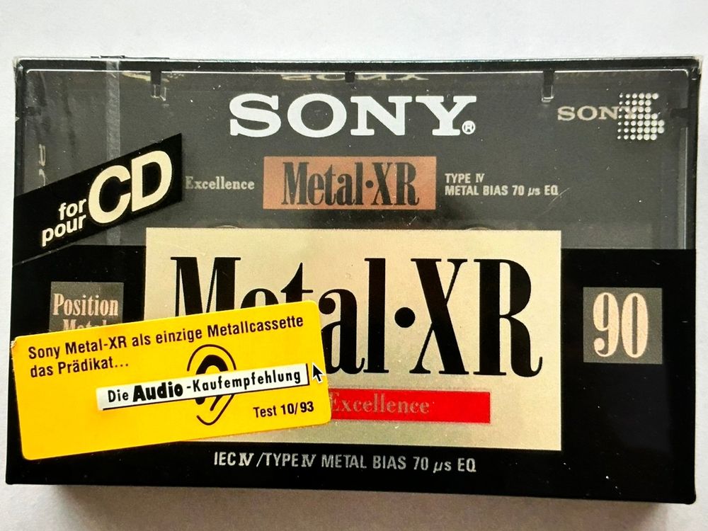 5 x Sony Metal XR 90, neu und versiegelt, gleiche Charge | Kaufen auf ...