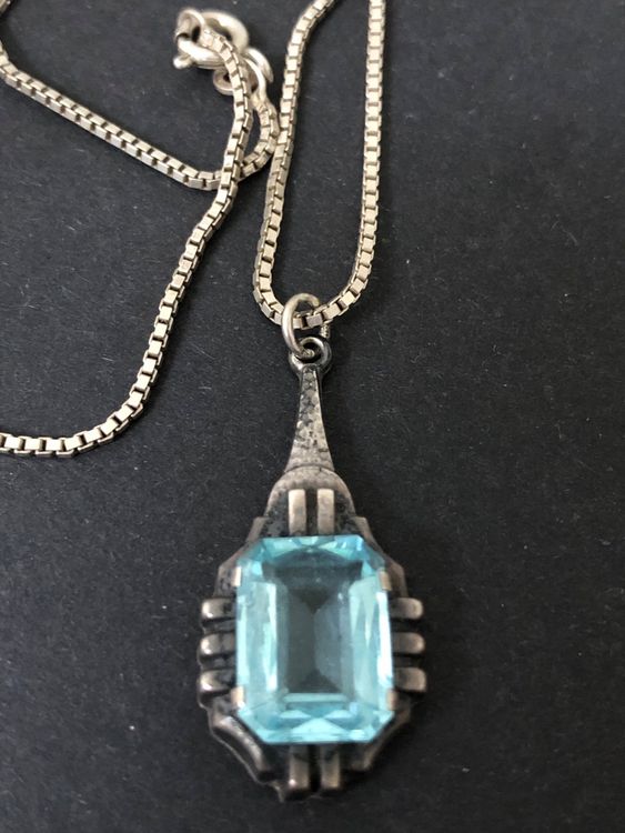 Antike Silber Kette mit Anhänger 925, 800 | Kaufen auf Ricardo