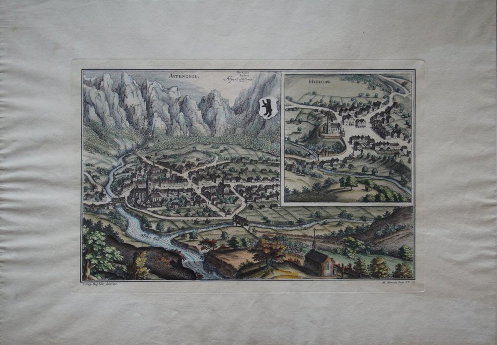 Original Appenzeller Kupferstich. Kol von Matthäus Merian | Kaufen auf ...
