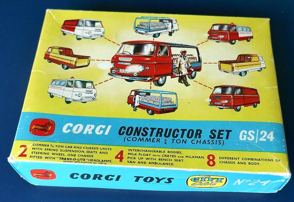 Corgi Toys Commer 3/4 ton Constructor Set GS/24 Vintage 60er (Gebraucht ...