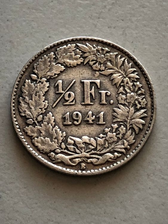 Abart 50 Rp. 1941 mit Blatt zuviel über Wertangabe | Kaufen auf Ricardo