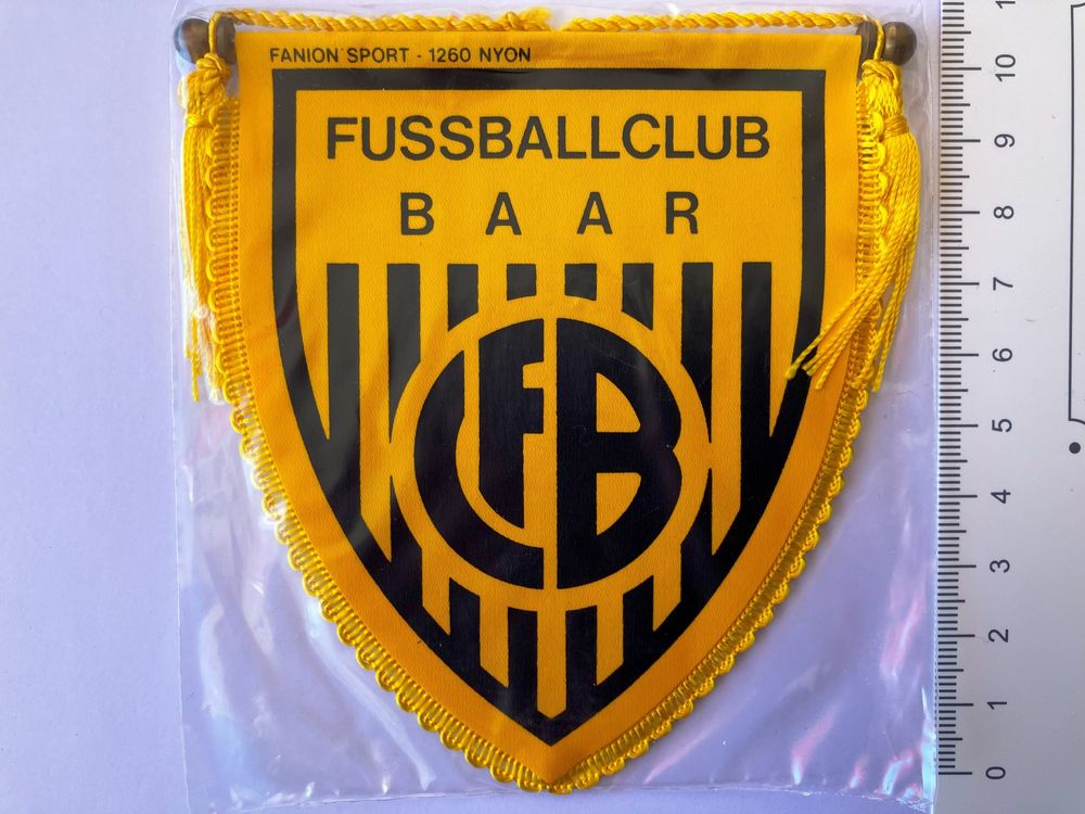 Vintage Fanion/Wimpel FC BAAR (Neu und originalverpackt) in Gland für CHF 10 – mit Lieferung auf ...