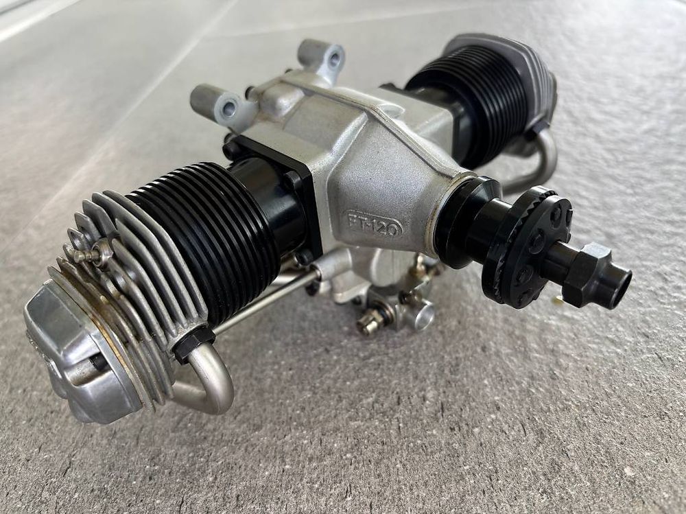 OS FT 120 Gemini Boxer Motor Rarität Graupner Viertakter neu (Neu ...