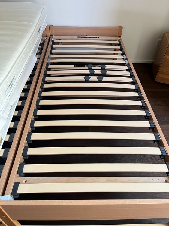 Gästebett 90x200 Hasena verstellbar, für Doppelbett (Neu (gemäss ...