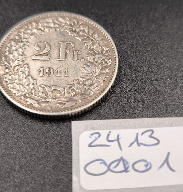 Schweizer Silber Münze 2 Franken (Gebraucht) in Rorschacherberg für CHF 5 – mit Lieferung auf ...