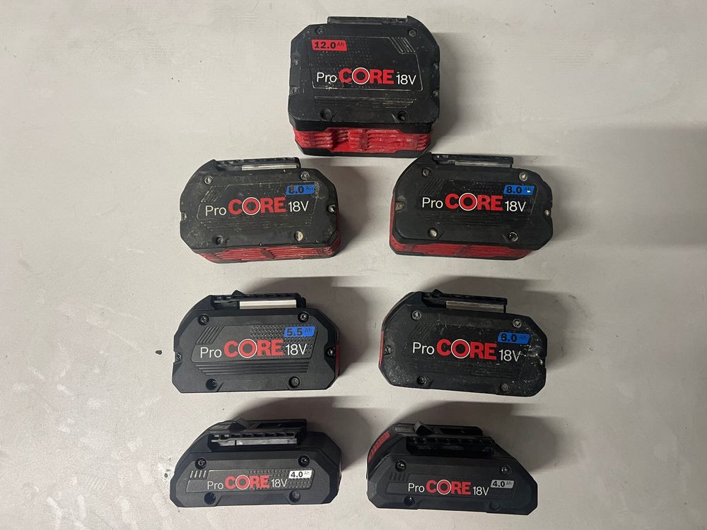 Bosch Pro CORE Akkus 18V (Defekt) in Gebenstorf für CHF 104 – mit ...