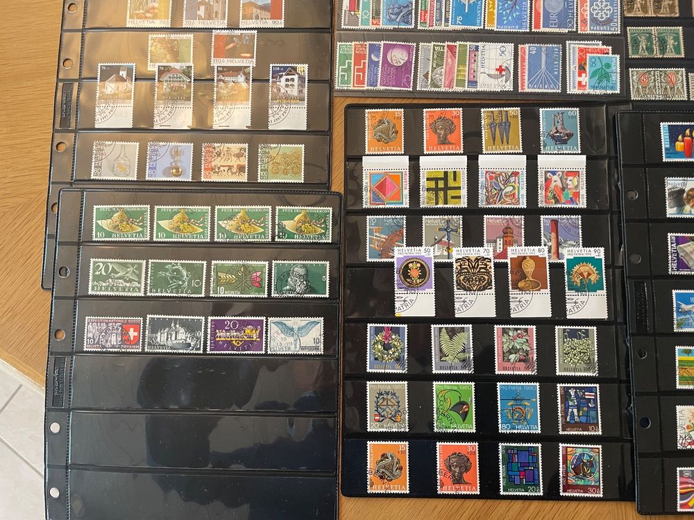 60 séries CH + valeurs, dès 20.- !! (Gebraucht) in Sonceboz-Sombeval ...