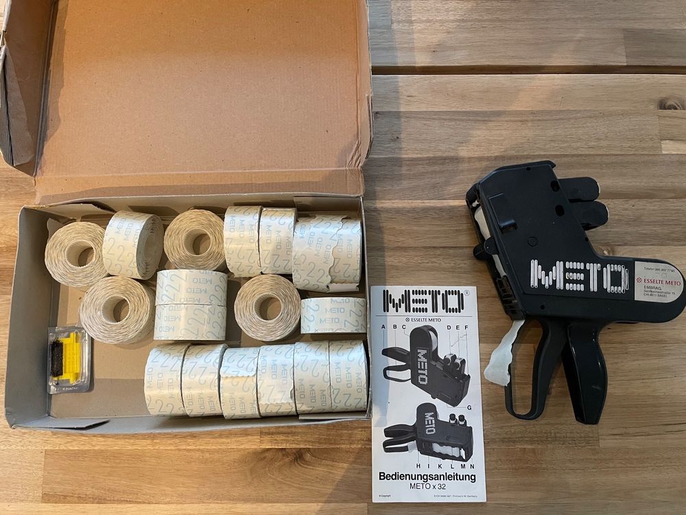 Beschriftung Preis Datum meto | Kaufen auf Ricardo
