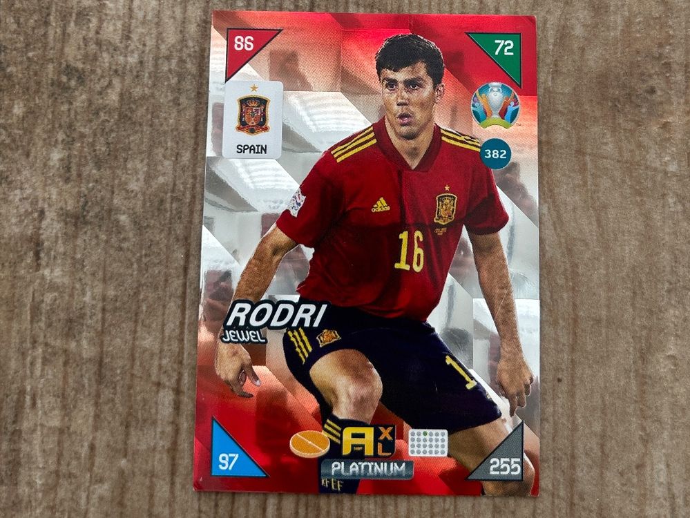 Rodri Panini Adrenalyn EM 2020 Platinum Karte (Gebraucht) in Biberist ...