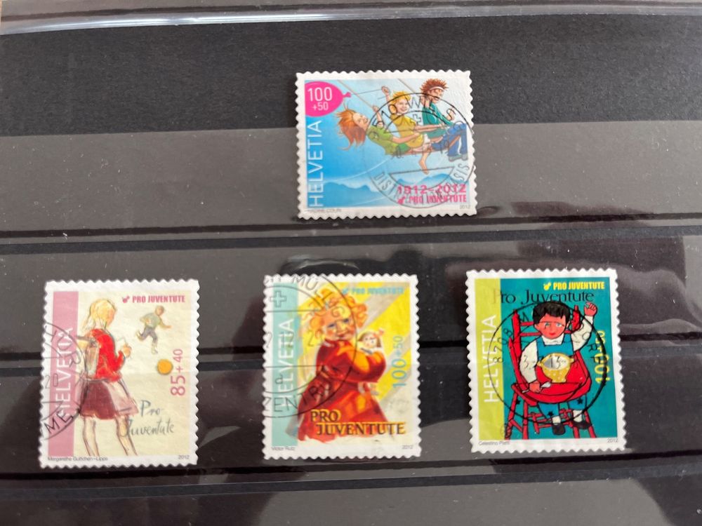 2012 Pro Juventute Série Oblitérée (Gebraucht) in Sottens für CHF 2 – mit Lieferung auf Ricardo ...