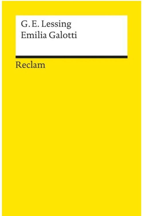 Emilia Galotti - G.E. Lessing | Kaufen auf Ricardo