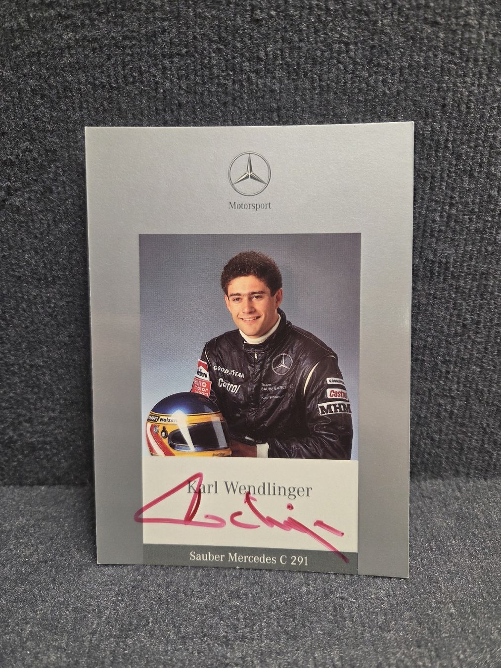 Sauber Mercedes C 291 Orginal Signiert Karl Wendlinger (Gebraucht) in ...