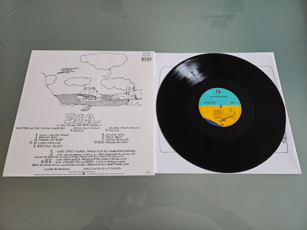 Neil Young with Crazy Horse Zuma LP Vinyl NM Rock Folk (Gebraucht) in ...