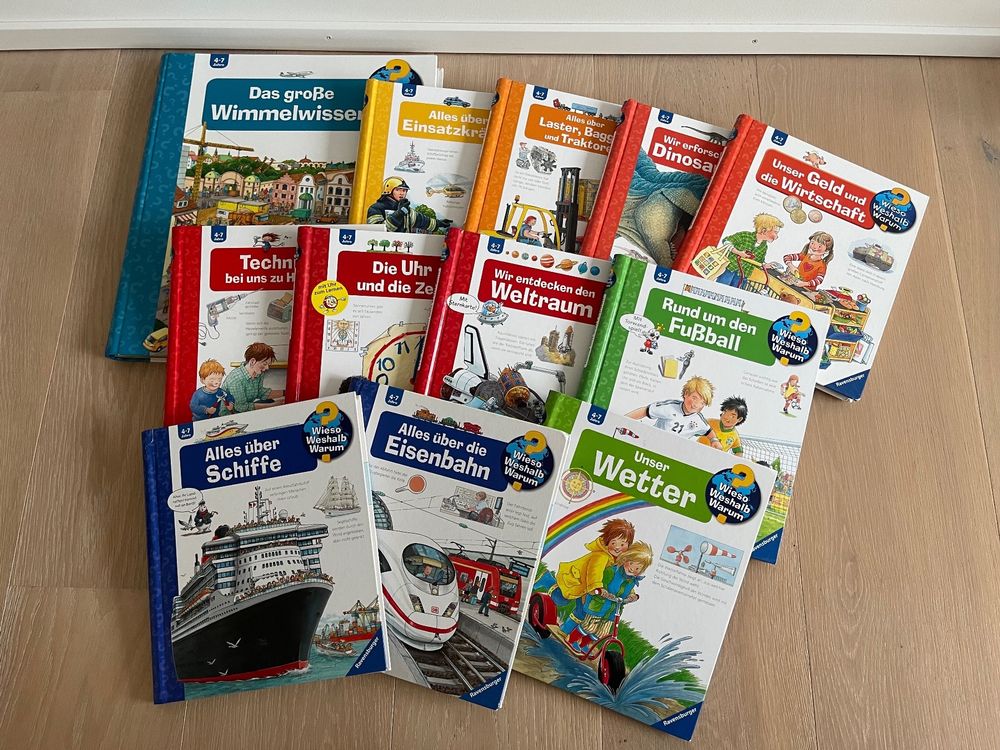 Wieso Weshalb Warum Bücher-Set - gut bis sehr guter Zustand | Kaufen ...