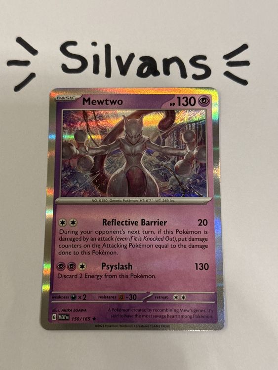 Mewtwo Holo 150/165 MEW 151 Englisch (Neu (gemäss Beschreibung)) in Wil ...