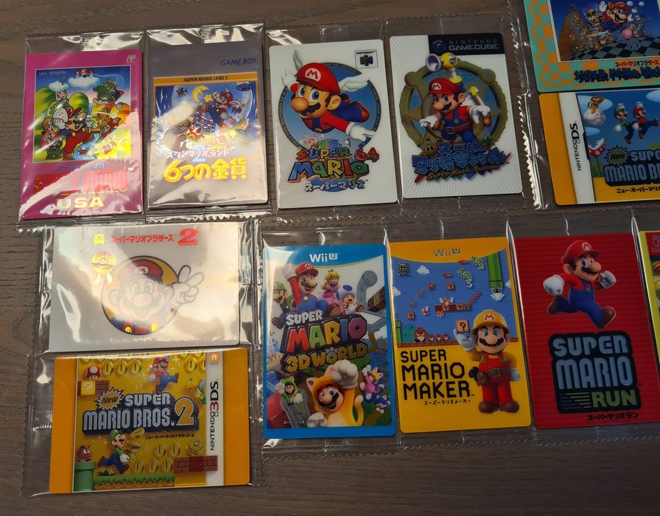 Super Mario Sammelkarten jp (Neu (gemäss Beschreibung)) in Rüttenen für ...