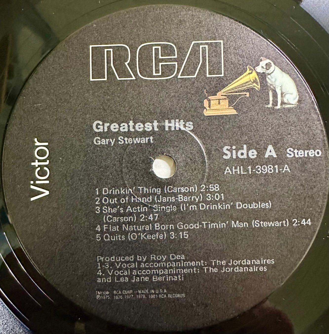 Gary Stewart - Greatest Hits // LP: VG+; Sleeve: VG+ (Gebraucht) in ...