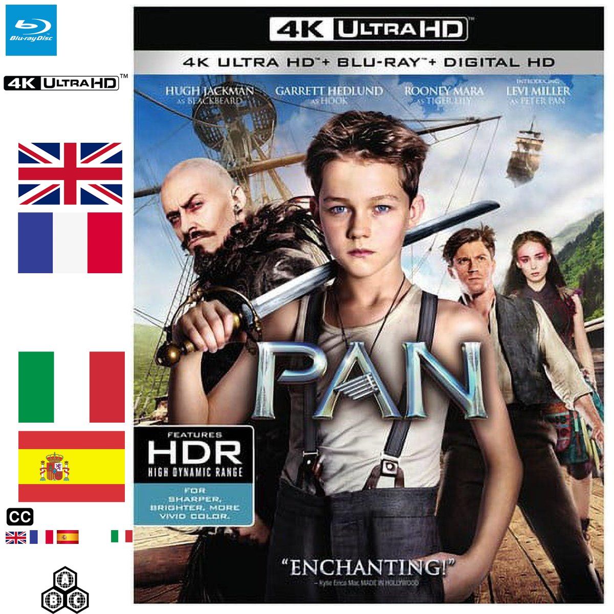 Pan (2015) - 4K Ultra HD + Blu-ray (D'occasion) à Semsales pour CHF 14 ...