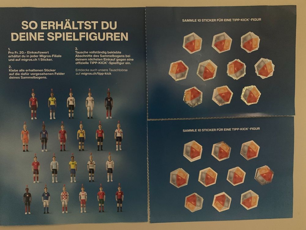 Migros Tipp-Kick Mania 2 volle Karte (Neu und originalverpackt) in Gurmels für CHF 8.9 – mit ...