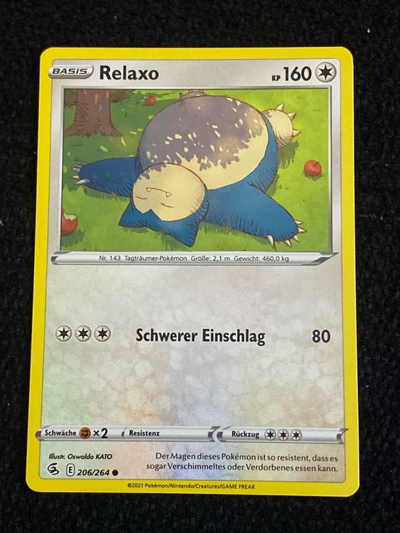 Pokemonkarte Relaxo | Kaufen auf Ricardo