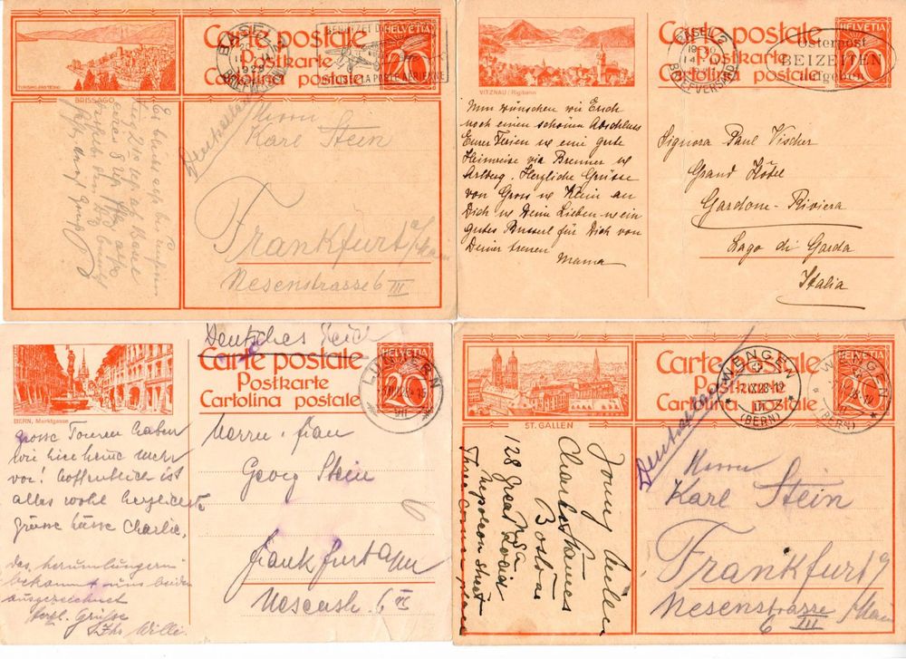 4 Bildpostkarten (Gebraucht) in Wolhusen für CHF 8 – mit Lieferung auf Ricardo kaufen