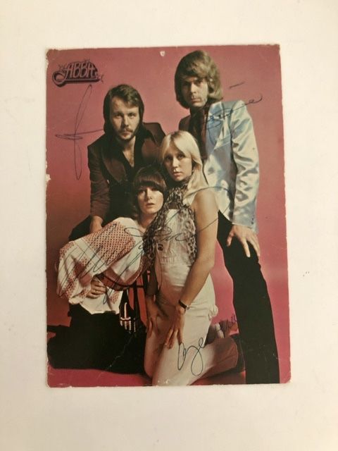 ABBA Autogramm 1975 aus Schweden (Neu (gemäss Beschreibung)) in Wettingen für CHF 429 – mit ...