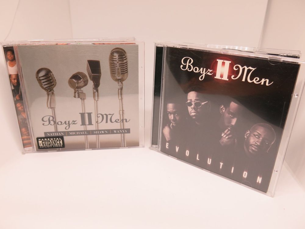 2CDs Boyz II Men – Nathan, Michael, Shawn, Wanya + Evolution (Gebraucht ...