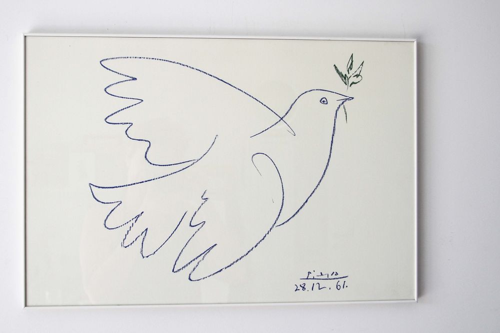 Picasso Lithografie - Friedenstaube / Colombe de la Paix | Kaufen auf ...