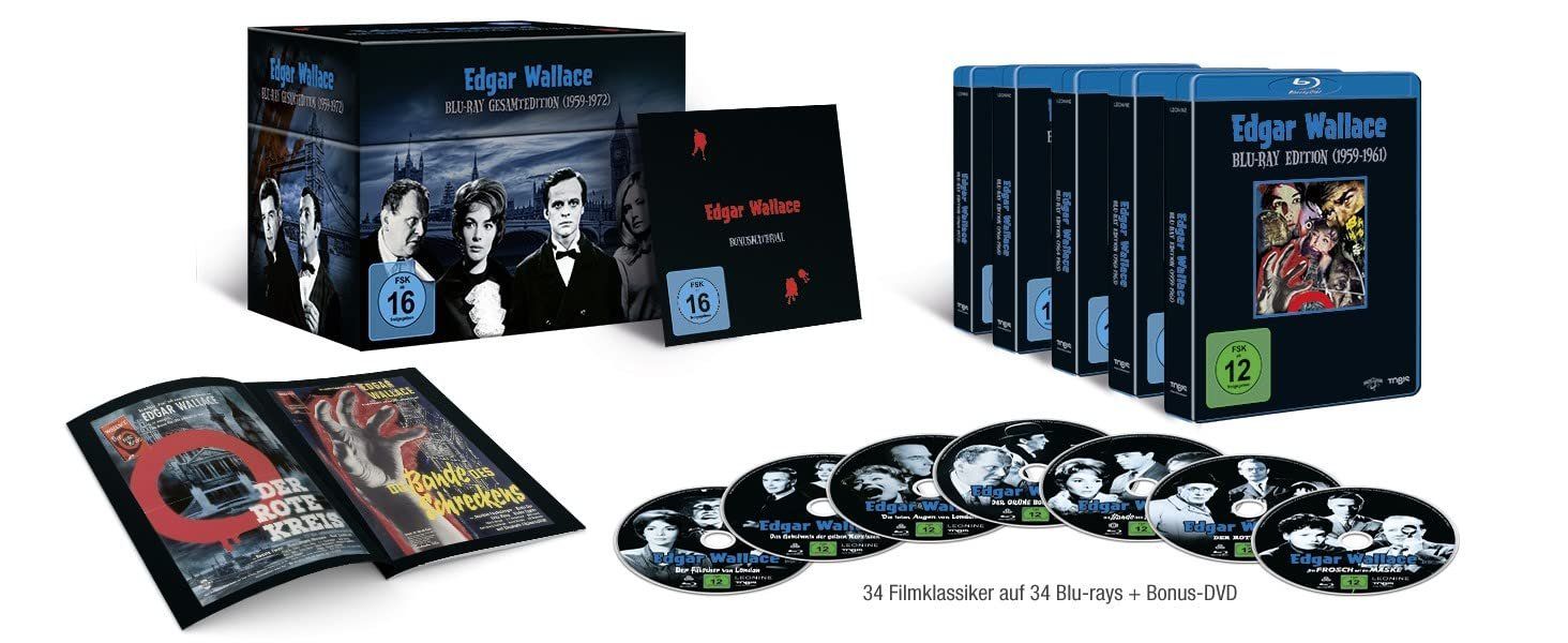 Edgar Wallace Gesamtedition [Blu-ray] (Neu und originalverpackt) in ...